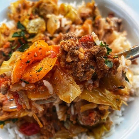 Slow Cooker Unstuffed Cabbage Rolls | Gluten Free|Crockpots & FlipFlops