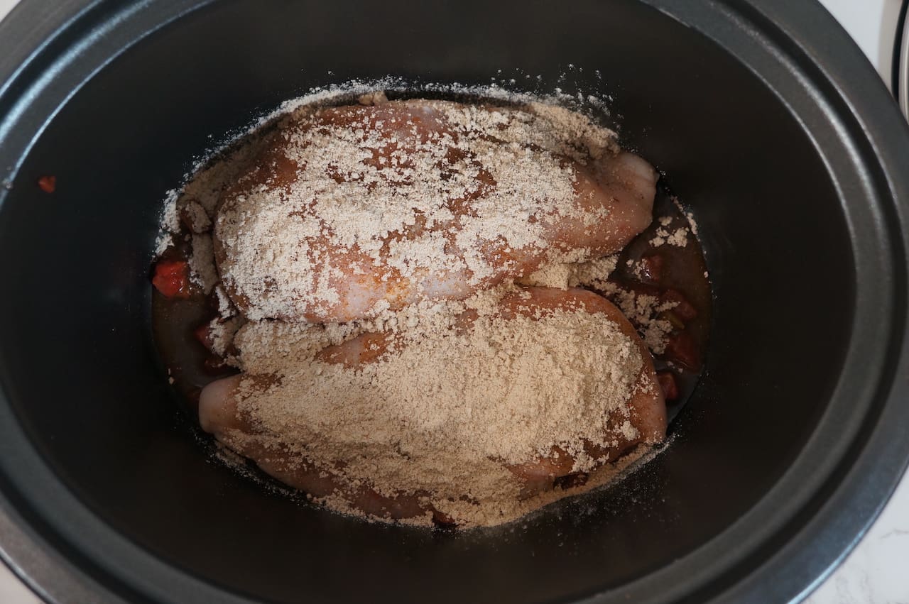 Easiest Crockpot Chicken Fajitas - Crock Pots and Flip Flops